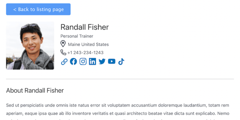 Member Directory Template - Formidable Forms