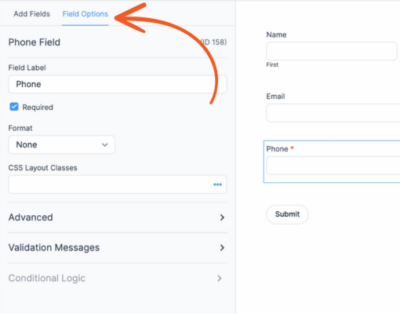 How To Add a WordPress Contact Form Phone Number Field