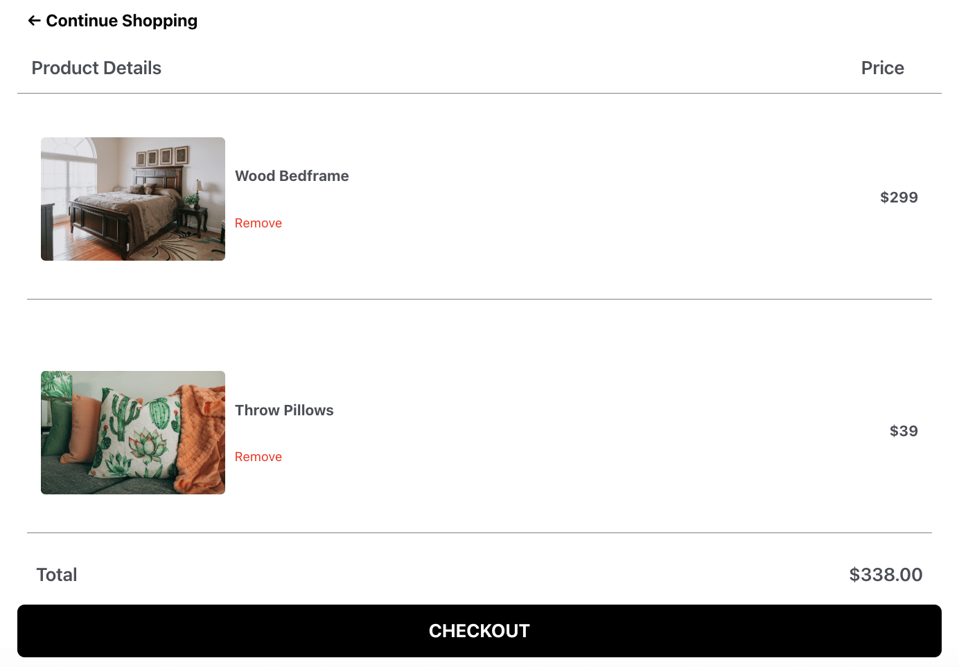 Shopping Cart Template - Formidable Forms