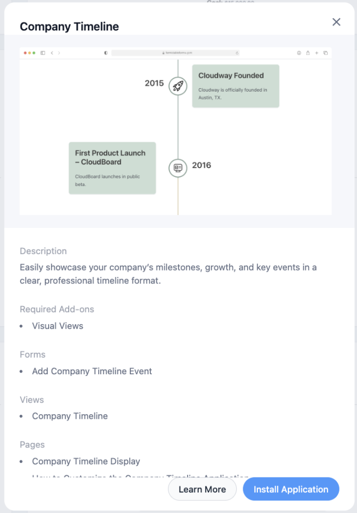 How to Create a WordPress Company Timeline with Formidable Forms ...