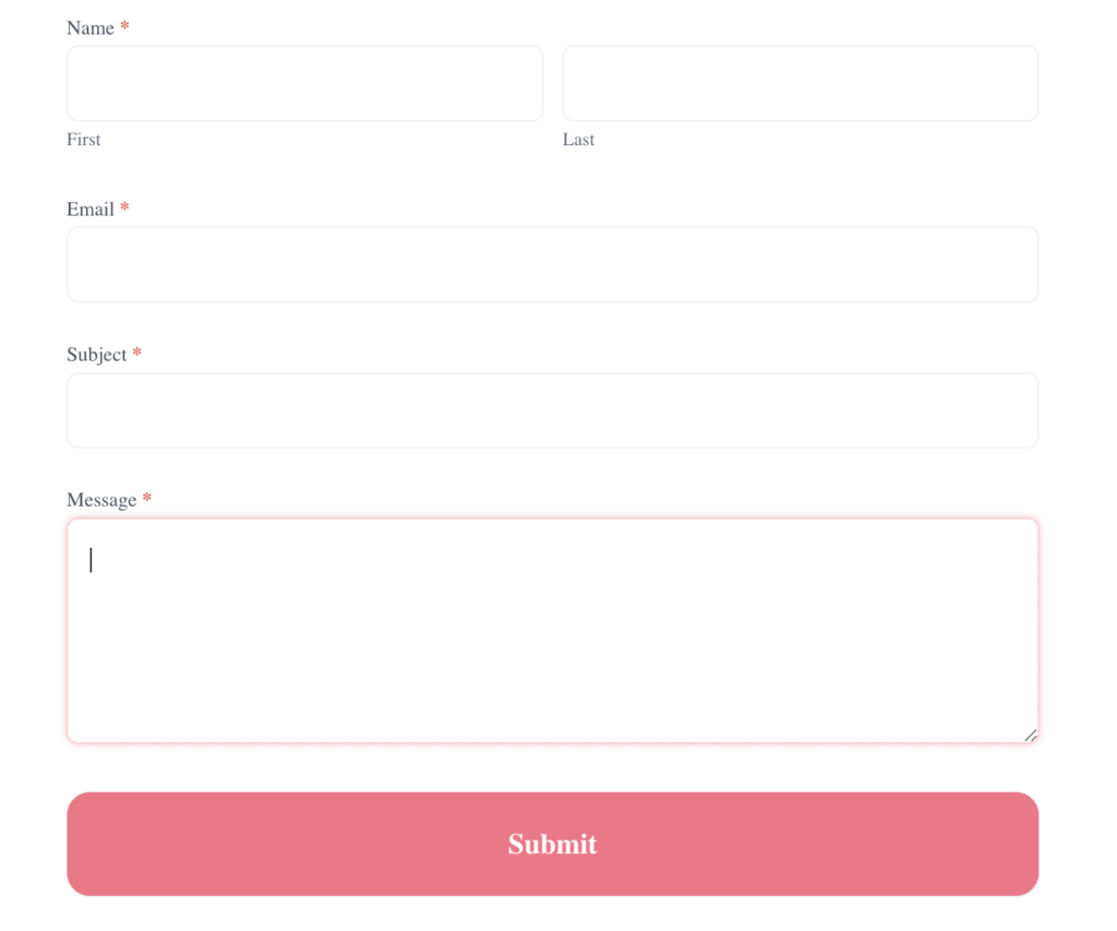Blush Modern - Formidable Forms